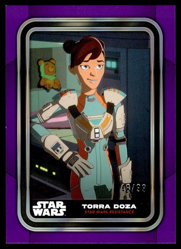 2023 Topps Star Wars Purple #25 Torra Doza /99 | eBay