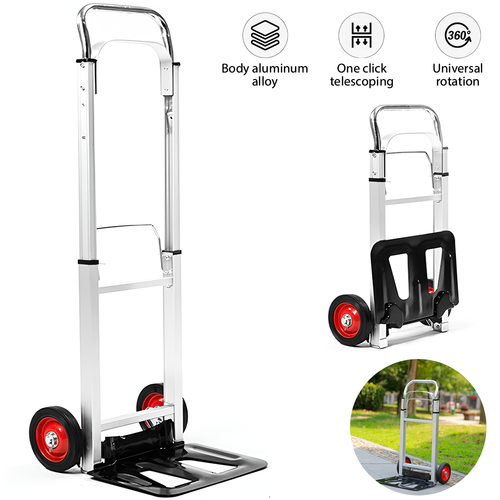 NEW Heavy Duty Lightweight Folding Hand Sack Trolley Truck Barrow Cart ...