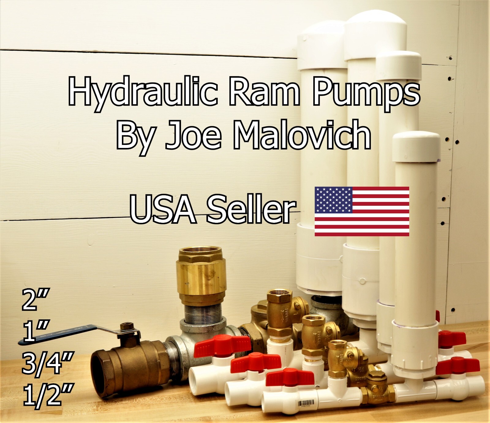 1-1/2" Hydraulic Ram Water Pump Kit | eBay