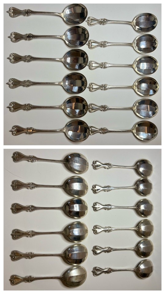 TOWLE OLD COLONIAL Pattern 1895 Sterling Silver Silverware 84 Pieces ...