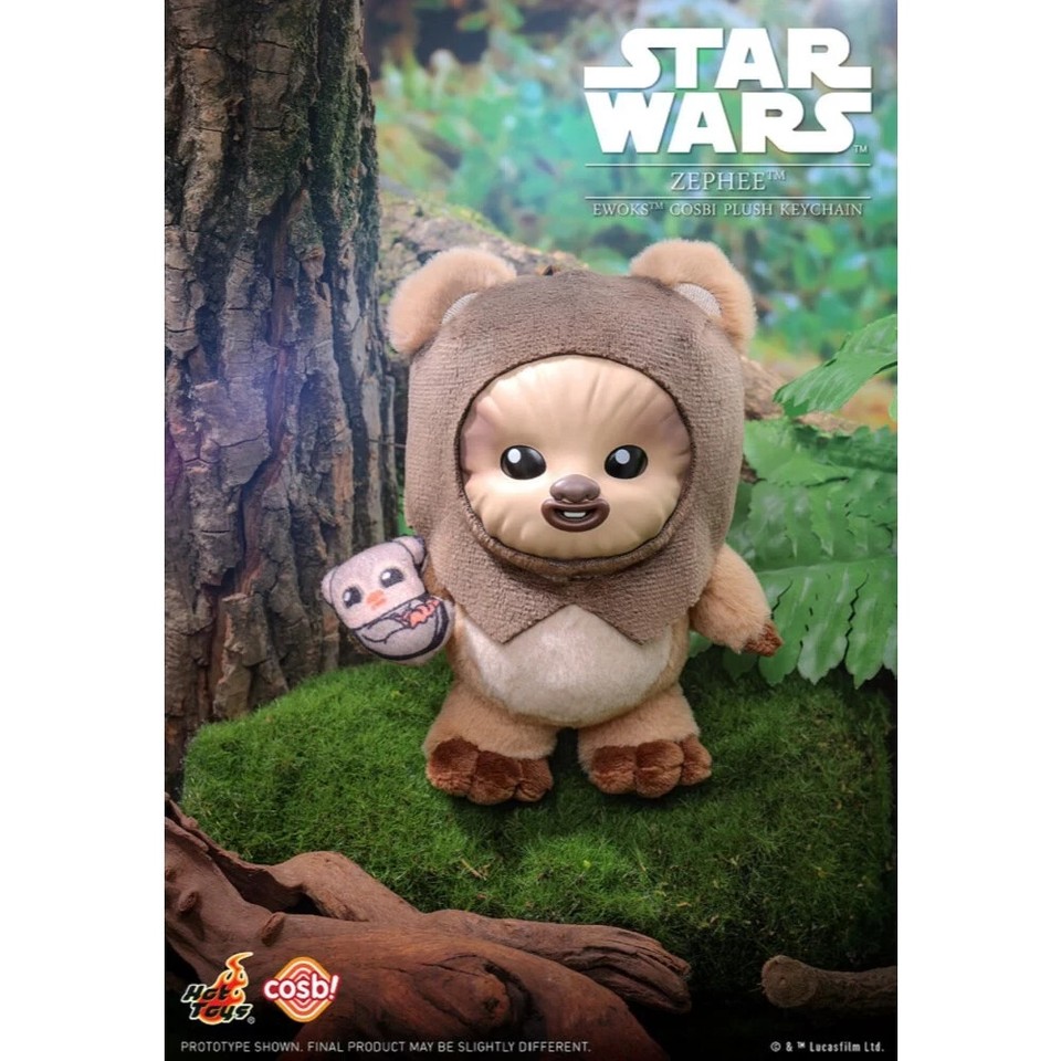 Hot Toys Set of 8 Cosbi Ewoks Plush Keychain Star Wars Celebration ...
