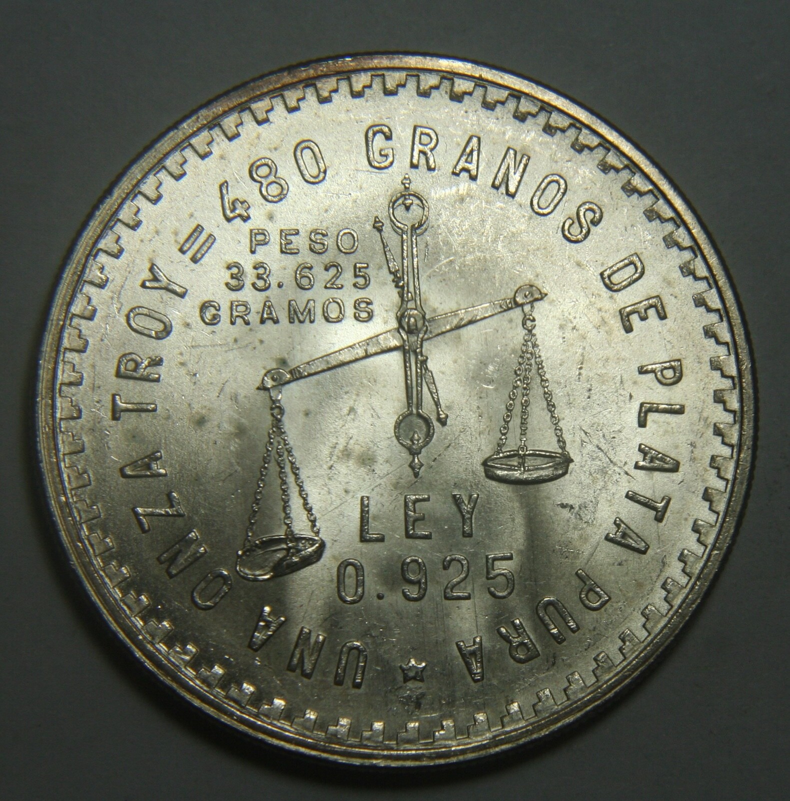 1949 Mexico ESTADOS UNIDOS MEXICANOS Silver Onza KM# M49a - No Reserve ...