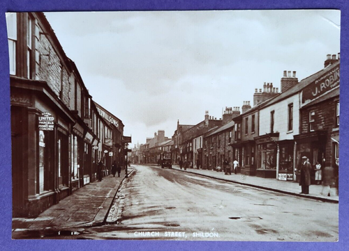 Photograph Church Street,Shildon,Durham on Kodak dated 1989 Repro.of ...