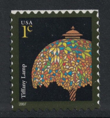 Scott 3749- 1c Tiffany Lamp, American Design- MNH (S/A) 2007- unused ...