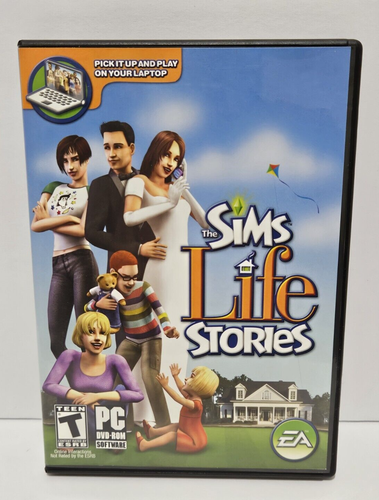 The Sims Life Stories 2007 PC EA Video Game Complete With Manual DVD ...