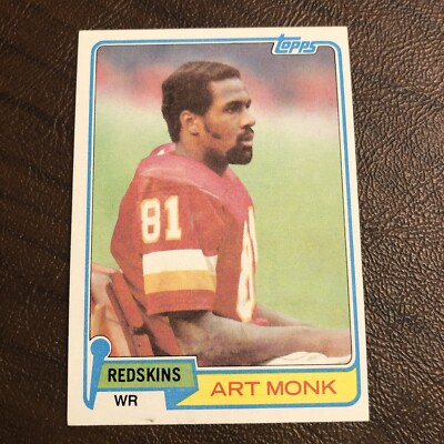 1981 TOPPS ART MONK #194 WASHINGTON REDSKINS FOOTBALL CARD ROOKIE RC A ...