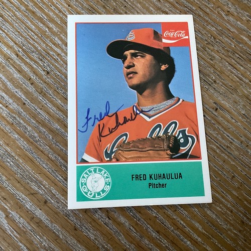 Autographed 1977 Coca Cola FRED KUHAULUA . (DEC). #M-1 | eBay