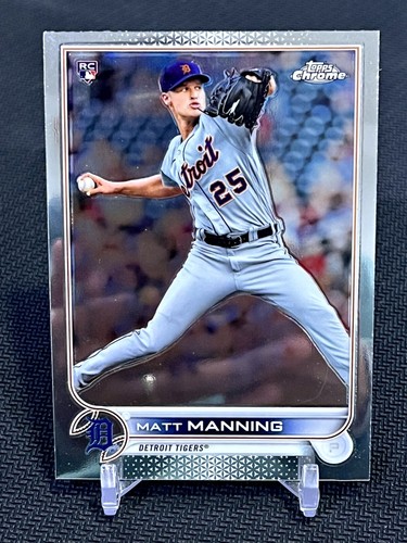 2022 Topps Chrome Baseball Matt Manning Rookie RC Detroit Tigers #57 | eBay