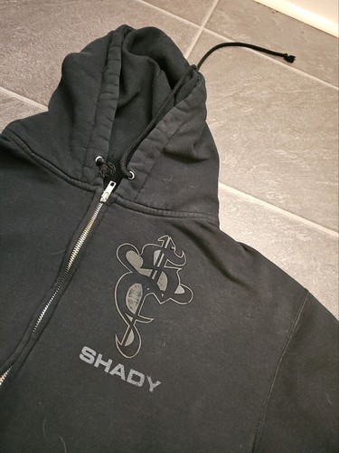 VTG SHADY LTD EMINEM MEN'S BLACK FULL ZIP HOODIE SZ M MADE IN USA | eBay