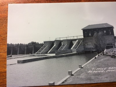 RPPC Alpena, Michigan. Photo of 7 Mile Dam with Old Cars Parked by it ...