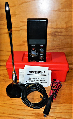 Road Alert RA100 Portable CB Radio System Bundle in Plastic Storage ...