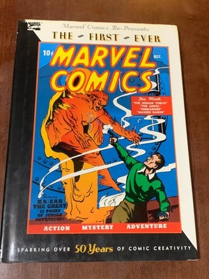 MARVEL COMICS RE-PRESENTS THE FIRST EVER MARVEL COMICS #1 HC, 1990 NEW ...