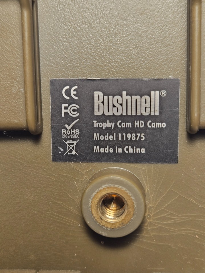 Bushnell Trophy Trail Camera HD Model 119875/ WORKS and CLEAN/ NO ...