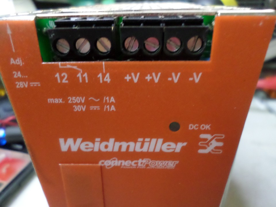 WEIDMULLER -- POWER SUPPLY 5AMP 24VDC 120W OUTPUT -- 8708670000 | eBay