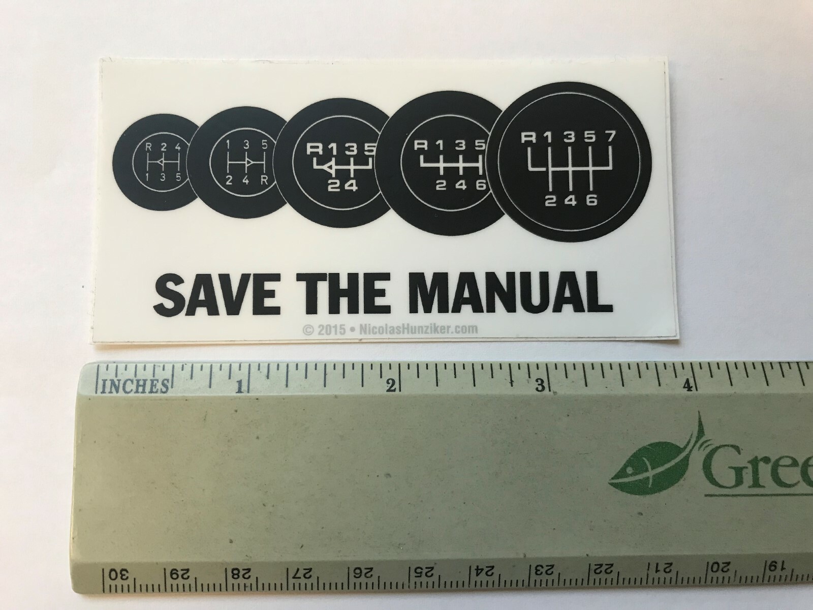 SAVE THE MANUAL decal sticker Approximately 4" x 2". New. | eBay