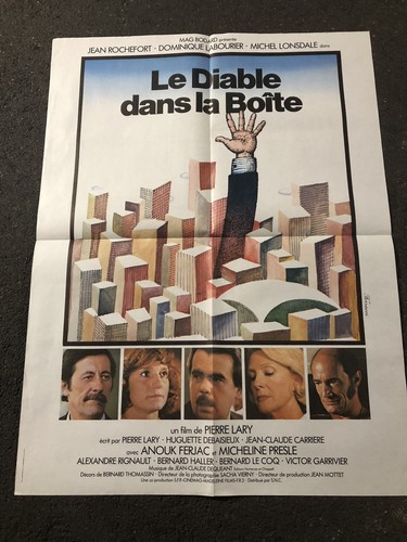 Affiche de Cinema Vintage-60x80cm -LE DIABLE DANS LA BOITE 1977 -Jean ...