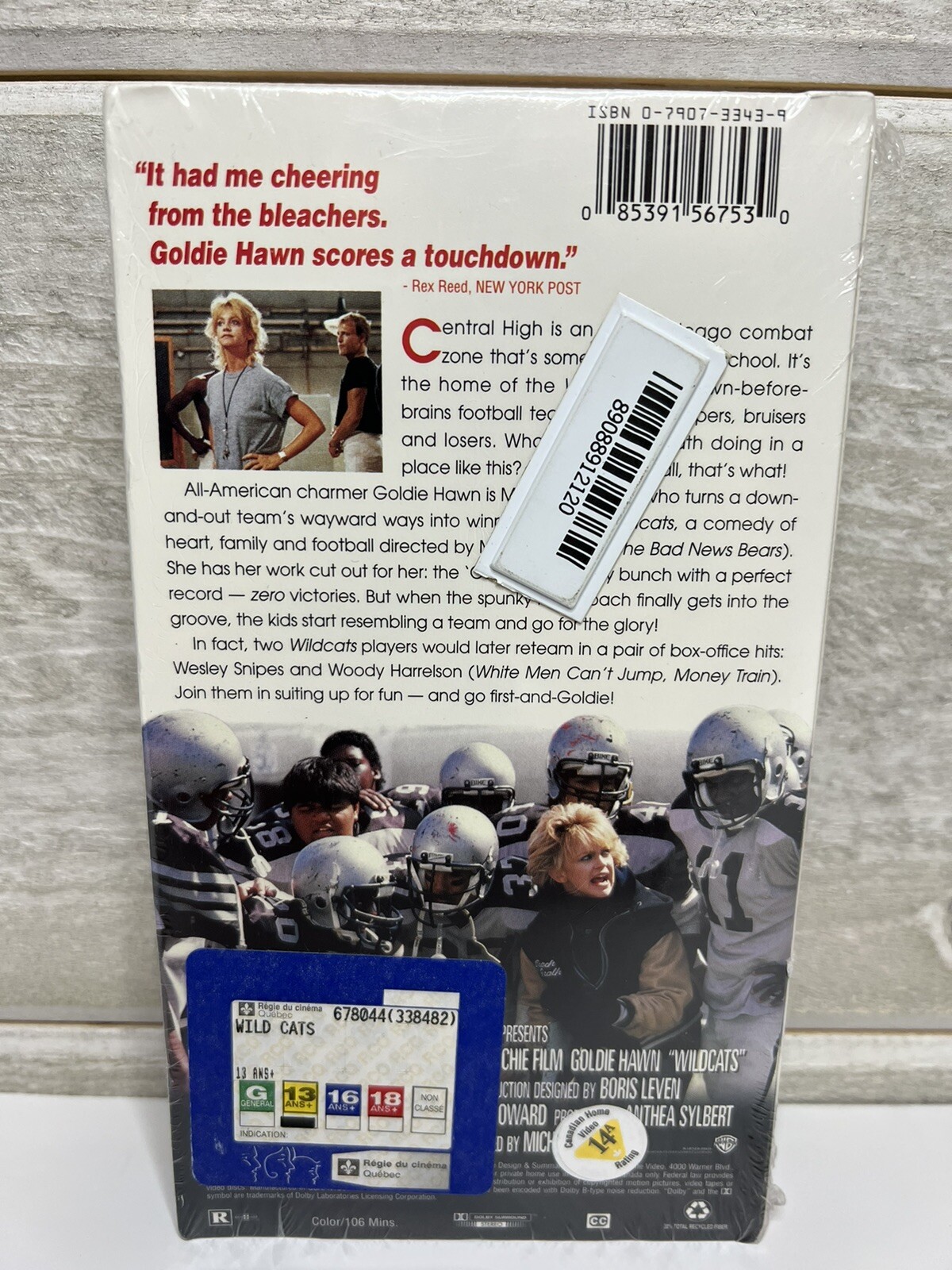 Wildcats (VHS, Warner Bros, 1986) - Goldie Hawn - Warner Bros Hits ...