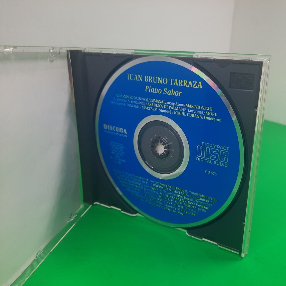 Juan Bruno Tarraza Piano Sabor CD Discuba | eBay