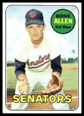 1969 Topps #27 Bernie Allen Washington Senators EX-EXMINT SET BREAK! | eBay