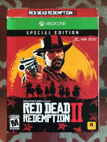 NO GAME Red Dead Redemption 2 Special Edition Box Case Rockstar Xbox ...