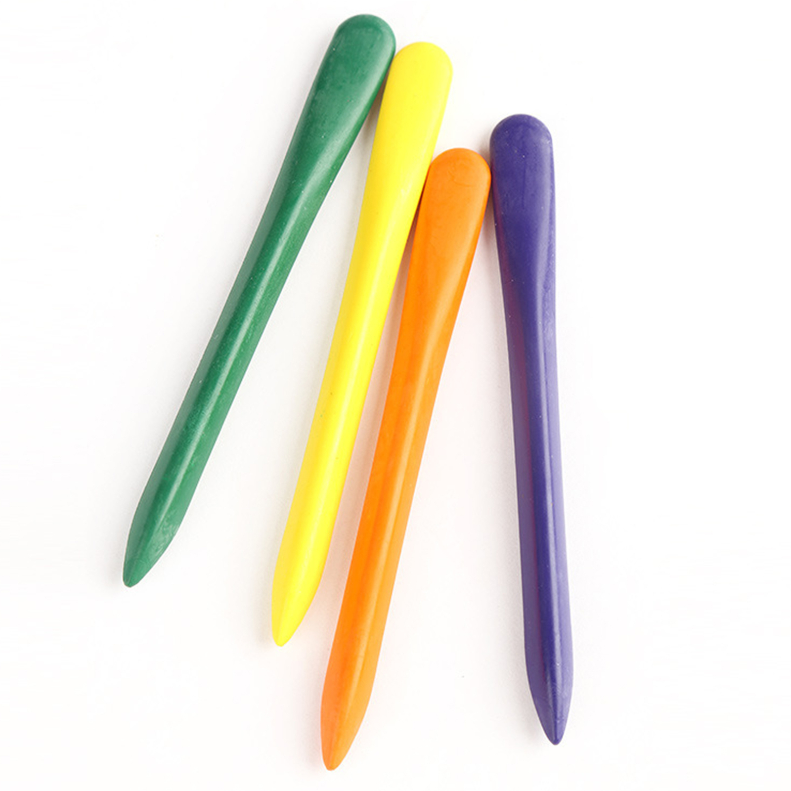 1 Set Crayon Wide Application Delicate Fadeless Round Edge Crayon Wax ...