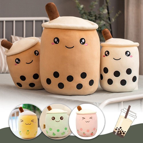Tea Bubble 24/35/50/70cm Boba Cup Soft Stuffed Plush Pillow Kawaii Cute ...