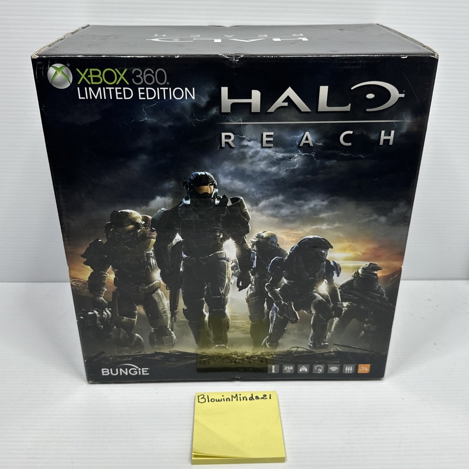 Xbox 360 Halo Reach Limited Edition Console Brand New In Box. Factory ...