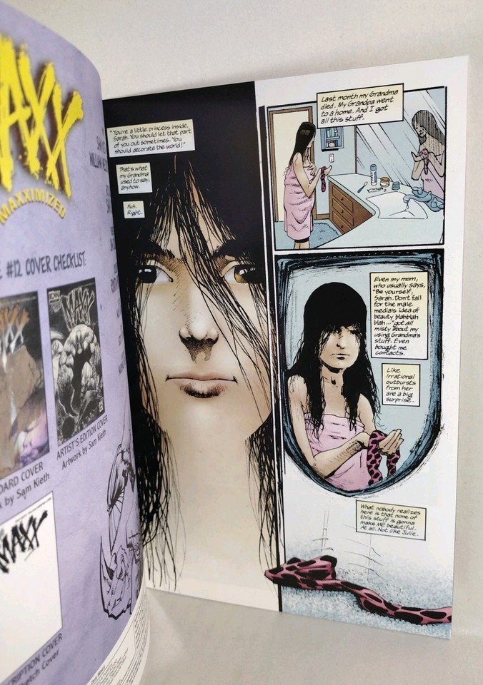 The Maxx #13 (2014) Sam Keith IDW Blank Sketch Variant Cover Comic New ...