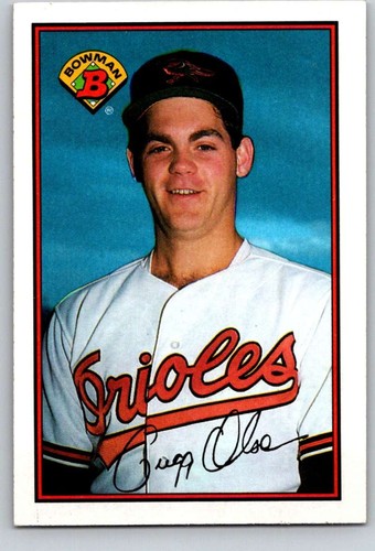 1989 Bowman #6 Gregg Olson NM-MT RC Rookie Orioles | eBay