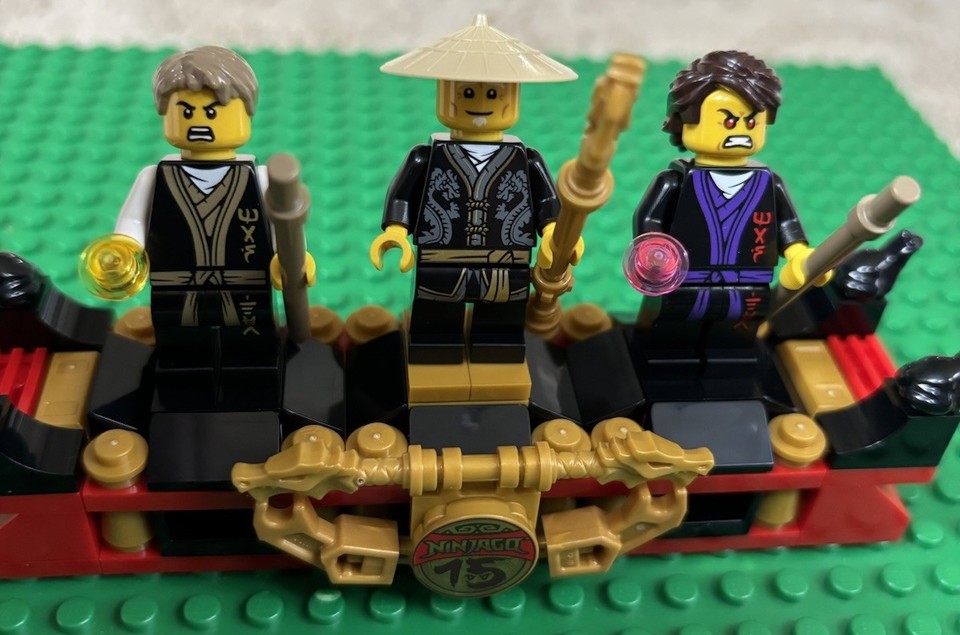 LEGO NINJAGO 71861 15th Anniversary exclusive x3 young wu garmadon ...