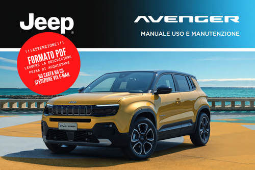 Libretto istruzioni uso e manutenzione in PDF Jeep Avenger edizione ...