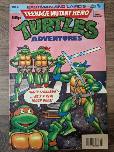 Teenage Mutant Ninja Turtles Adventures #41 - TMNT Hero - HTF Fleetway ...