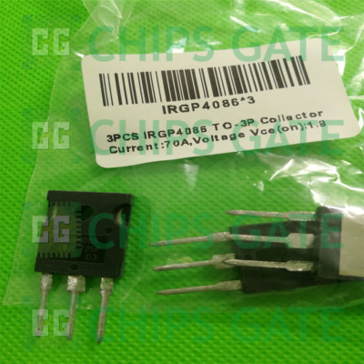 3PCS IRGP4086 TO-3P Collector Current:70A,Voltage Vce(on):1.9V | eBay
