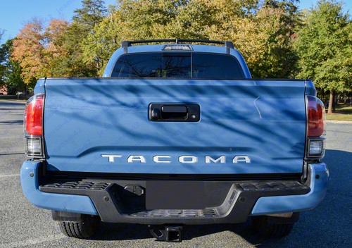 Silver Reflective Raised Tailgate Insert Letters Decal for 2016-20 ...