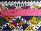 VINTAGE LAOTIAN TEXTILE SILK WEAVING ARTISTIC FRAGMENT LAOS COLORFUL ...