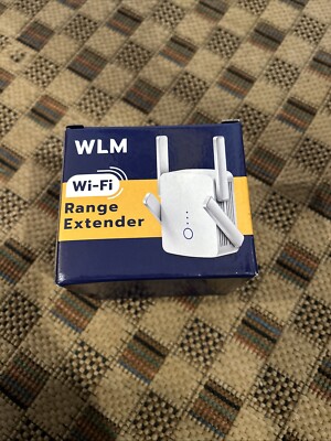 WLM WiFi Range Extender Signal Booster for Home Model N19 New Open Box ...