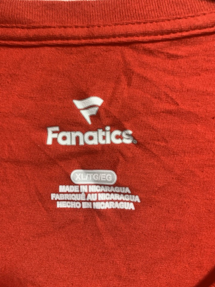 FANATICS Caitlin Clark Indiana Fever #22 V-Neck Tee Shirt RED Women’s ...