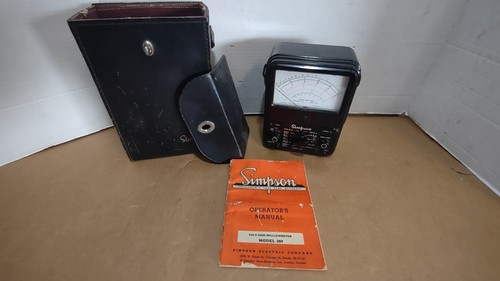1950's Simpson Model 260 w/ manual and case - Not Working - For Parts ...