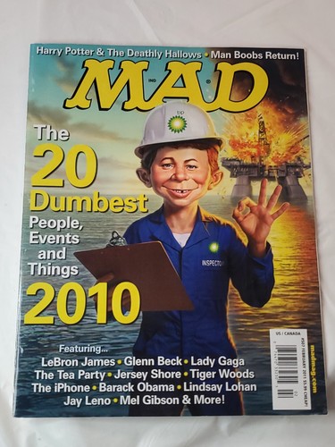 Mad Magazine 507 February 2011 20 Dumbest People Events Things- Man ...