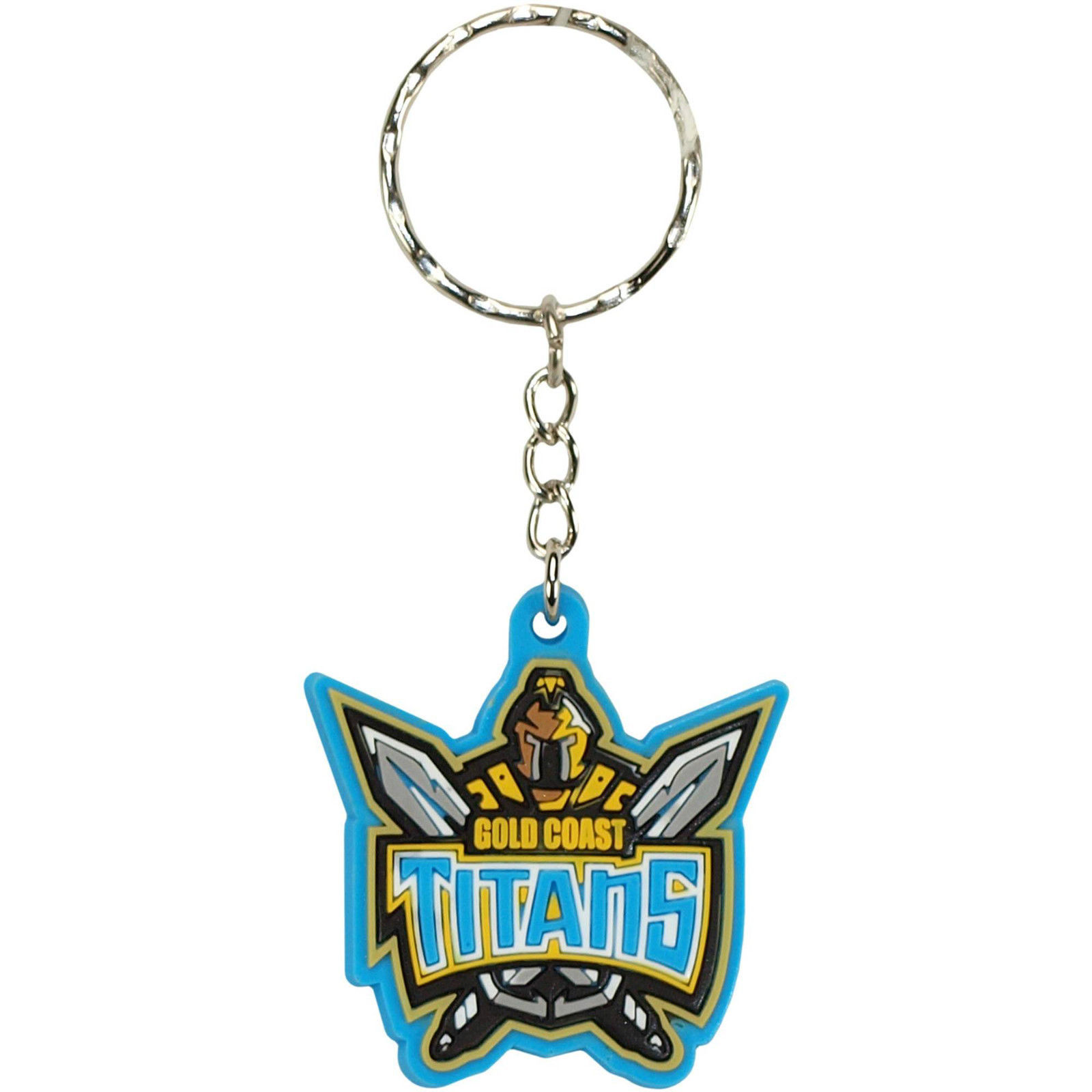 NRL Key Ring - Gold Coast Titans - Rubber Keyring - Rugby League - | eBay