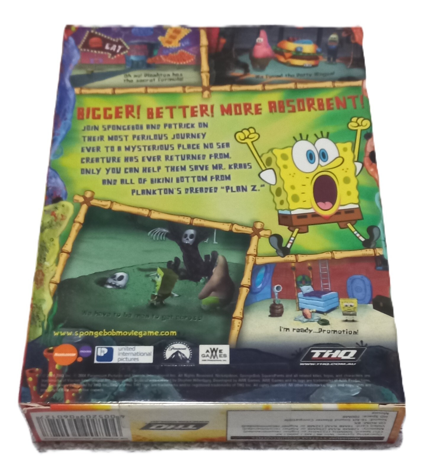 The SpongeBob SquarePants Movie PC CD Rom 2004 Computer Video Game | eBay
