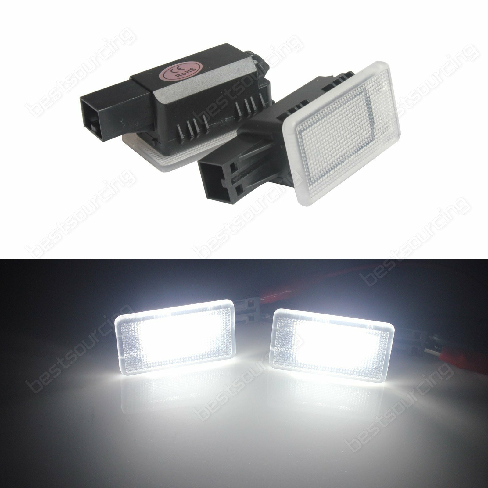 For Volvo LED Footwell Courtesy Under Door Step Light S60 S80 V40 V60 ...