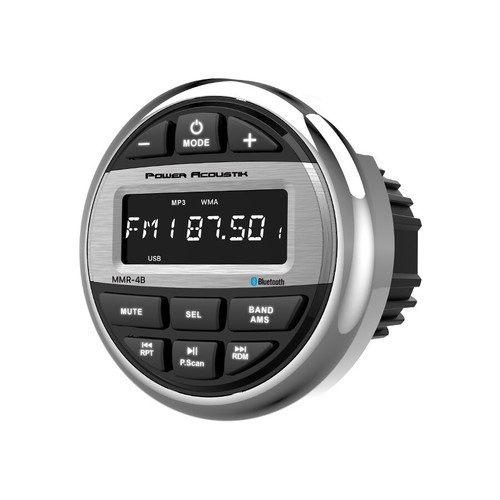 Power Acoustik MMR-4B Marine Boat ATV UTV Digital Media Player ...
