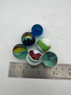Collection of 6 Vintage Marbles Swirl Sold as a Lot as shown | eBay