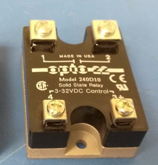 Opto 22 240D10 Solid State Relay SSR 240 VAC 10 Amps for sale online | eBay