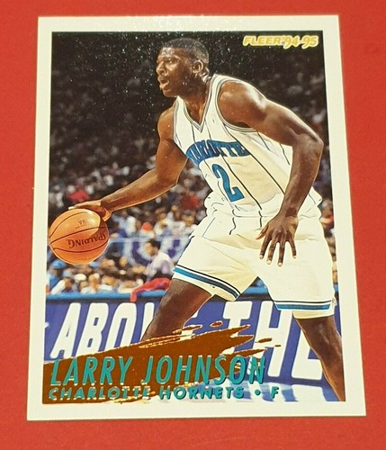 1994-95 Fleer Larry Johnson Card - Charlotte Hornets | eBay