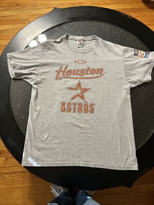 VTG Houston Astros Retro Logo Graphic T-Shirt Mens L Chevy # 50 | eBay