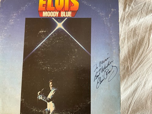 ELVIS PRESLEY -Autographed MOODY BLUE - AFL1-2428 First Pressing July 19th 1977 | eBay
