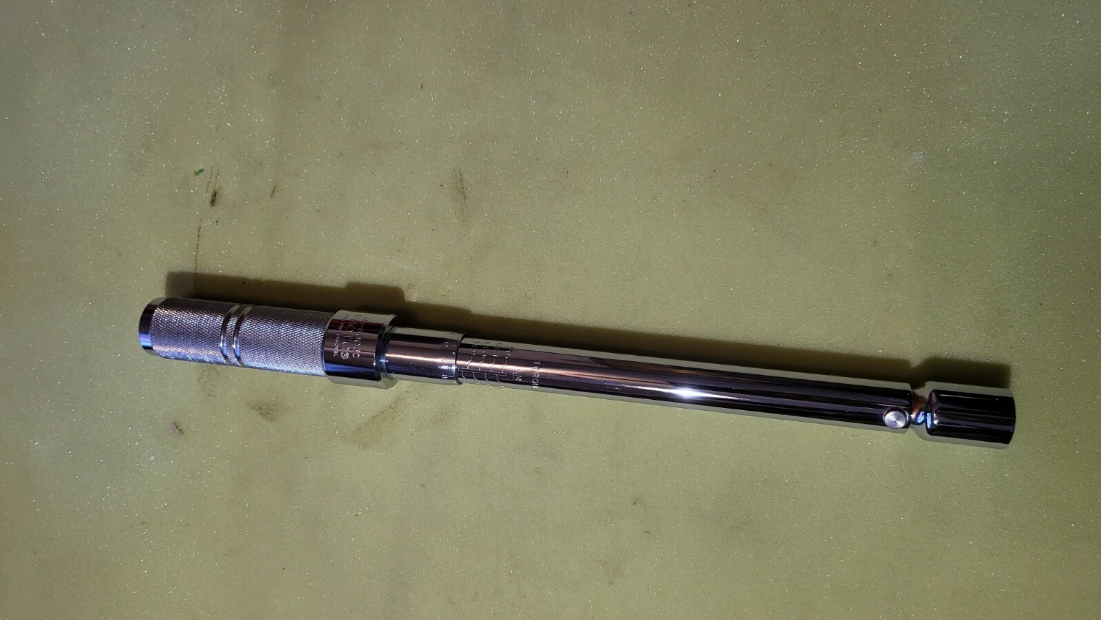 New Proto 3/8"dr 16-80 ft/lbs Micrometer Changeable Head Torque Wrench ...