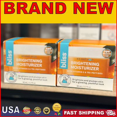 Bliss Bright Idea Face Moisturizer Vitamin C GREEN TEA EXTRACT 1.7 oz ...